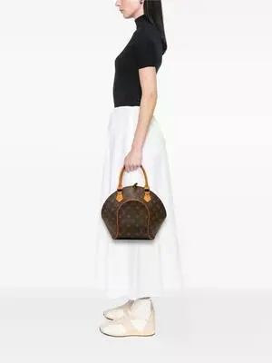 LOUIS VUITTON Monogram Ellipse Pm Handbag - Brown