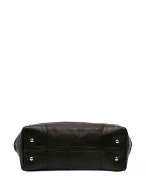 Dolce & Gabbana Pebbled Leather D-ring Tote Bag