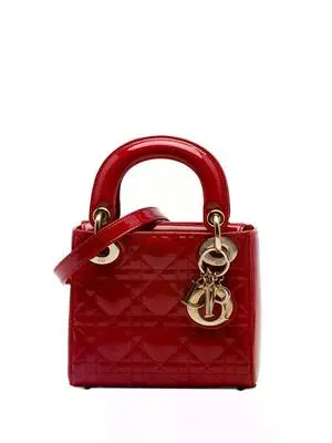 Dior Mini Lady Satchel - Red