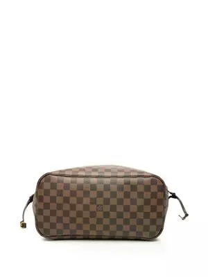 LOUIS VUITTON Damier Ebene Neverfull Mm Tote Bag
