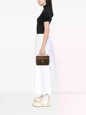 Celine Macadam Coated Canvas Vanity Bag