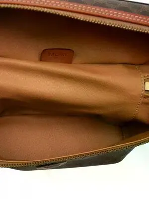 Celine Macadam Coated Canvas Vanity Bag
