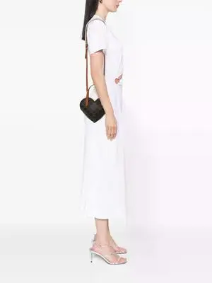 Celine Triomphe Coated Canvas Satchel - Brown
