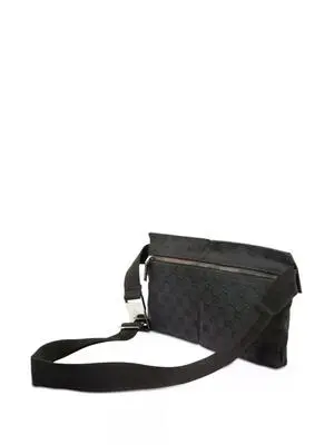 Gucci Gg Canvas Double Pocket Belt Bag