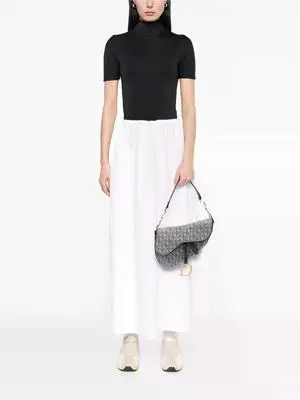 Dior Diorissimo Canvas Saddle Bag