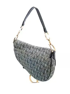Dior Diorissimo Canvas Saddle Bag