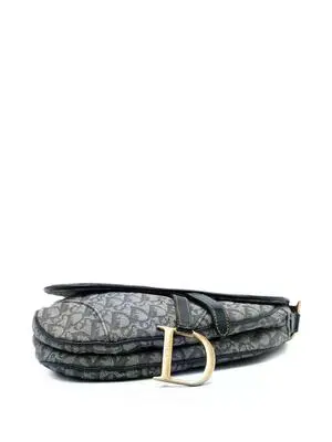 Dior Diorissimo Canvas Saddle Bag