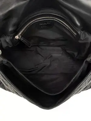 Dior 2010 Lambskin Cannage New Lock Shoulder Bag