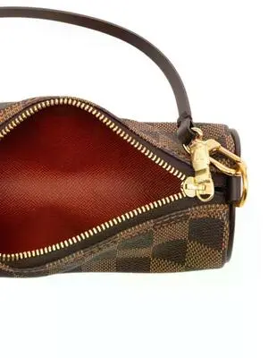 LOUIS VUITTON Damier Ebene Papillon Pochette Handbag