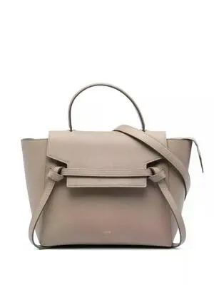 Celine Micro Grained Calfskin Belt Bag Satchel - Neutrals