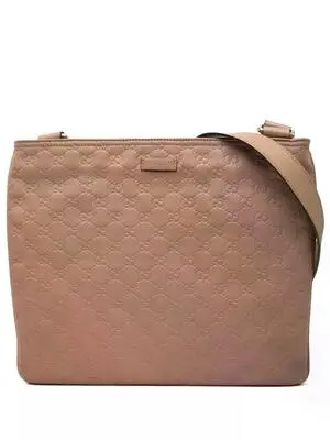 Gucci Embossed Leather Crossbody Bag