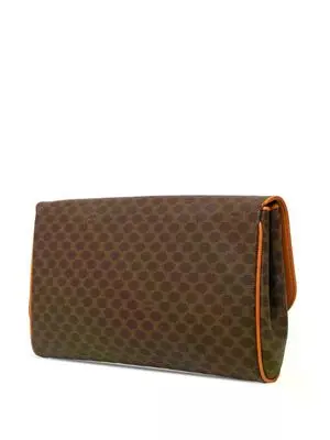 Celine Macadam Coated Canvas Clutch Bag