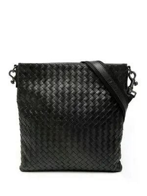 Bottega Veneta Nappa Intrecciato Vn Crossbody Bag - Black