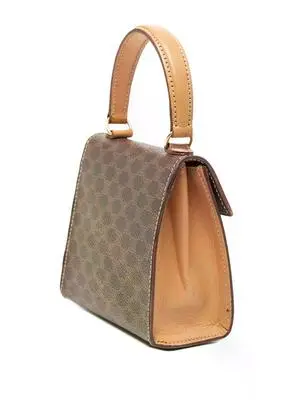 Celine Mini Macadam Coated Canvas Top Handle Bag