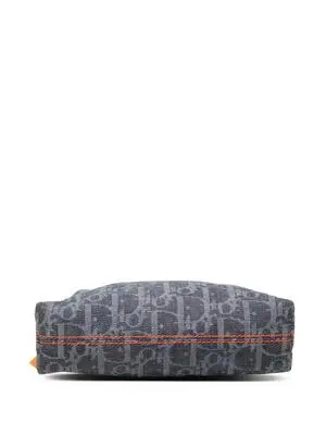 Dior Oblique Denim Flight Cosmetic Pouch