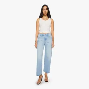 MOTHER The Dodger Ankle Jeans - Light Blue
