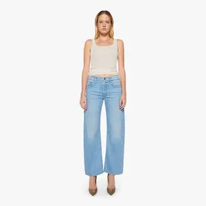 MOTHER Snacks! The Whip Skimp Jeans - Light Blue