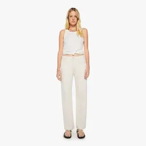 MOTHER The Dodger Skimp Natural Selection Jeans - White