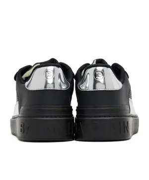 Balmain B-court Leather Trainers - Black