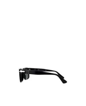 Persol Rectangular Frame Sunglasses - Black