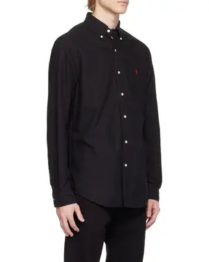 Polo Ralph Lauren Polo-pony-motif Shirt - Black