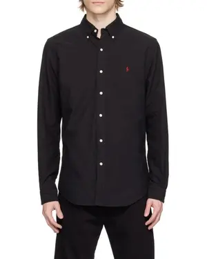 Polo Ralph Lauren Polo-pony-motif Shirt - Black