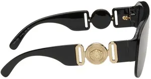 Versace Logo Embellished Sunglasses