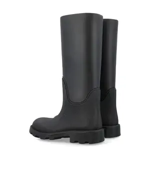 Burberry Round Toe Chunky Sole Boots