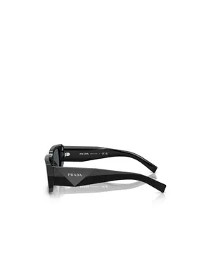 Prada Rectangular Frame Sunglasses - Black