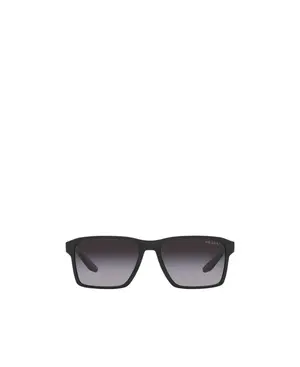 Prada Rectangular Frame Sunglasses - Black