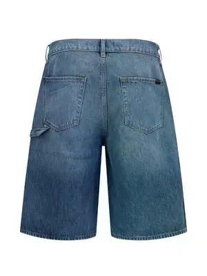 7 For All Mankind Wide-leg Denim Shorts