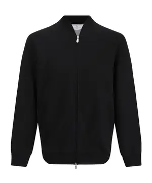 Brunello Cucinelli Zip-up Sweatshirt - Black