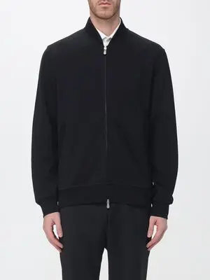 Brunello Cucinelli Long Sleeve Zip-up Sweatshirt - Black