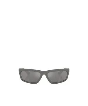 Prada Rectangular Frame Sunglasses - Gray