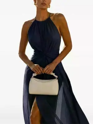 ESIN AKAN Sloane Knotted Tote Bag - White
