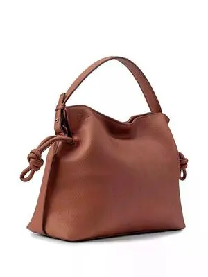 ESIN AKAN Medium Emma Leather Tote Bag - Brown
