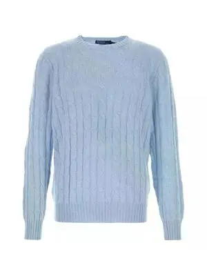 Polo Ralph Lauren Cable Knit Cashmere Sweater - Blue