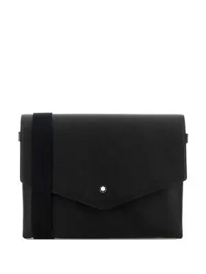 Montblanc Companion Pebbled Leather Cross Body Bag - Black