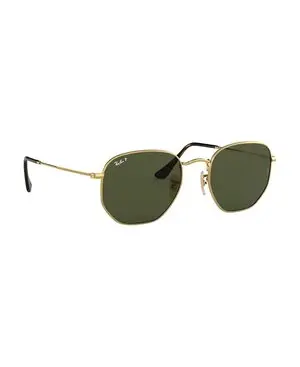 Ray-ban Mirrored Hexagon Frame Sunglasses