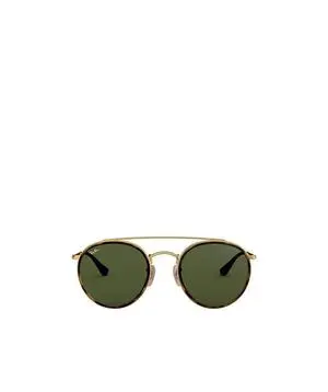 Ray-ban Round Double Bridge Legend Sunglasses - Green