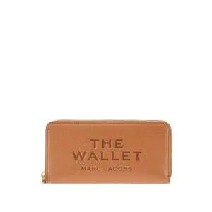 Marc Jacobs Grained Leather Zip-around Wallet - Brown