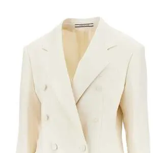 Tagliatore Double-breasted Linen Twill Blazer