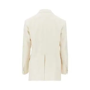 Tagliatore Double-breasted Linen Twill Blazer