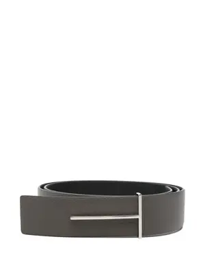 TOM FORD Slim T Belt - Gray