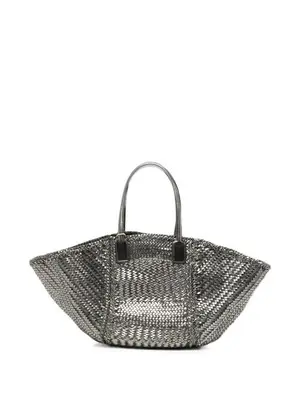 Dragon Diffusion Woven Tote Bag - Green