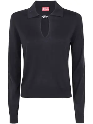 DIESEL® M Lilli" Silk And Cotton Top - Black