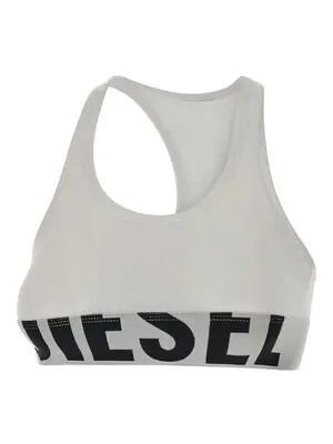DIESEL® Cotton Sporty Top With Front Logo