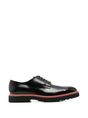 Paul Smith Lace-up High Shine Derby Shoes - Black