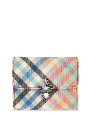 VIVIENNE WESTWOOD Checkered Pattern Wallet