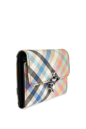 VIVIENNE WESTWOOD Checkered Pattern Wallet